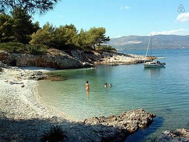 Ferienwohnung in slatine, Insel Ciovo mit Boot