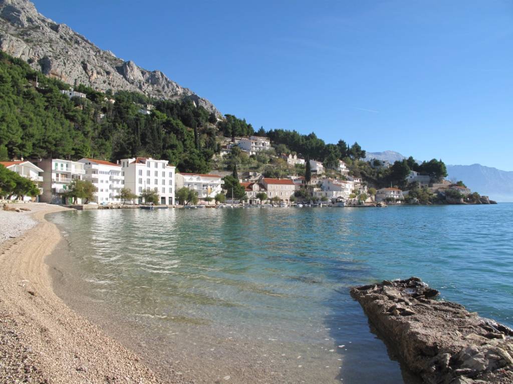 Ferienwohnung in mimice, Omis mit Meerblick, Klimaanlage